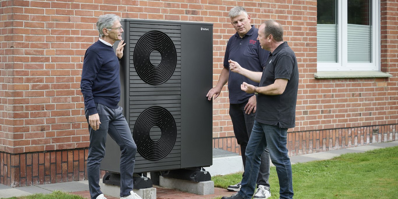 Vaillant Hybridheizung Wärmepumpe und Gas-Brennwertkessel